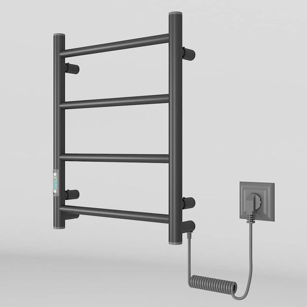 Calorifer baie electric Elna Pivotant, 6 elementi, cu Termostat, Inox ...