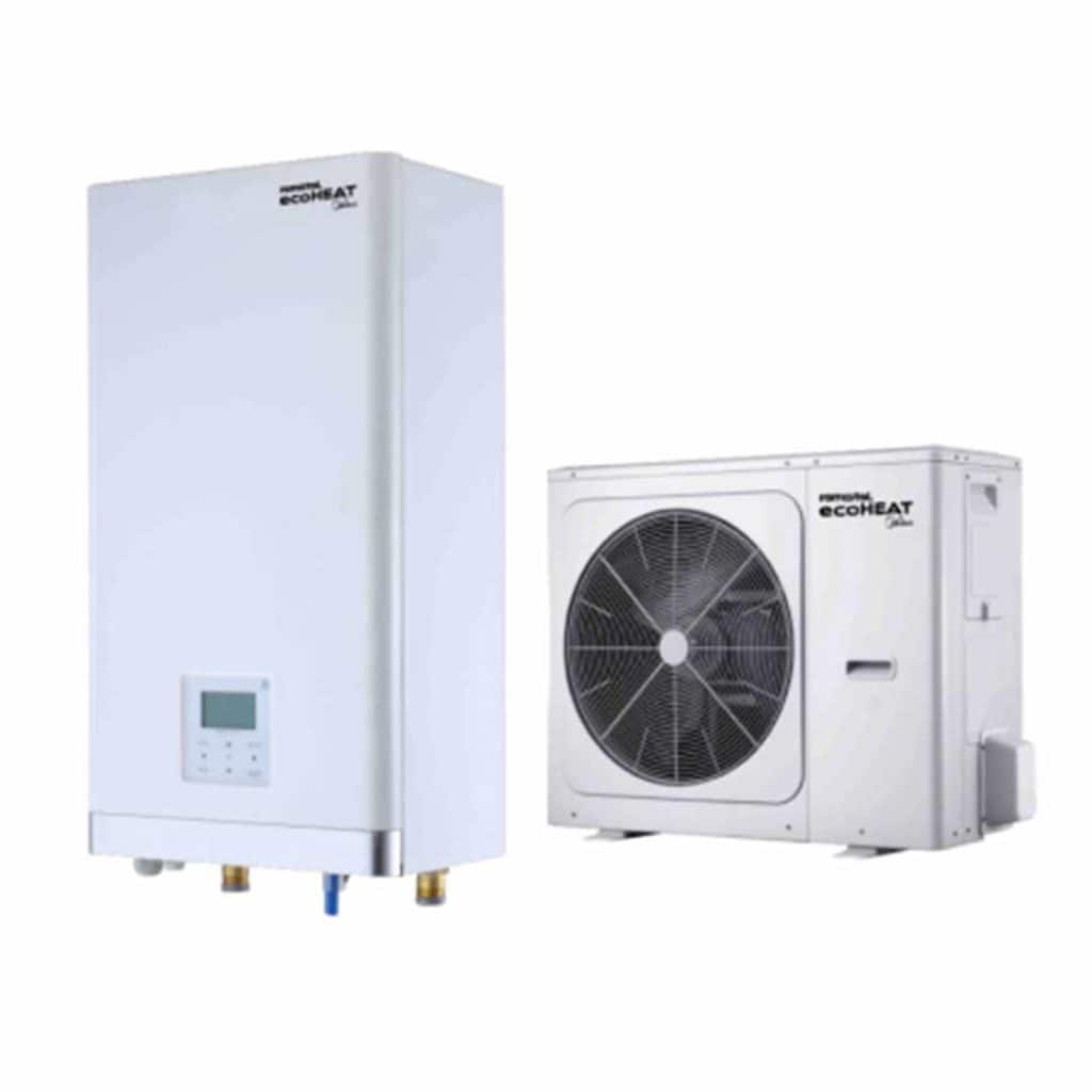 Pachet pompa de caldura aer-apa incalzire/racire/acm, cu boiler si ...